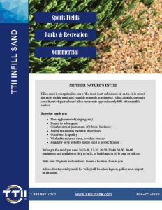 Sportsfield & Specialty Sands – Target Technologies International Inc.