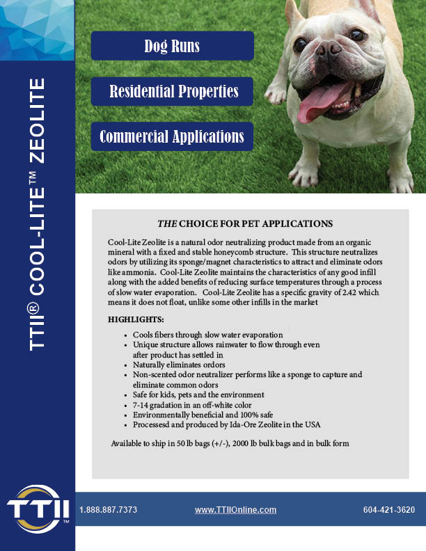 COOL-LITE ZEOLITE INFILL – Target Technologies International Inc.